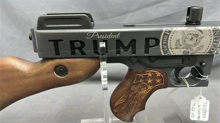 Auto Ordnance Thompson 1927A1 Semi-Auto Tommy Gun, .45 ACP with a 50 ...