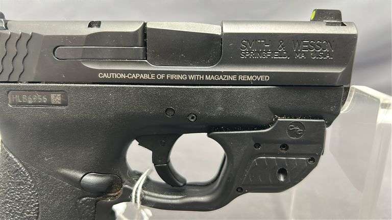 Smith & Wesson Shield .40 S&W, Compact Carry Pistol with Crimson Trace ...