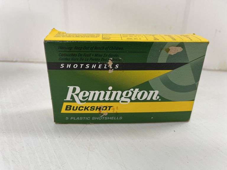 (10) Federal 12-Gauge 2 3/4" Shells, 00-Buckshot; (5) Remington 12 ...