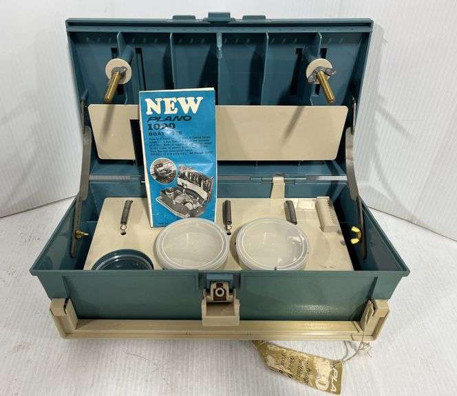 1970s Plano no. 1000 Boat Tote with heavy duty clamps built-in to clamp ...