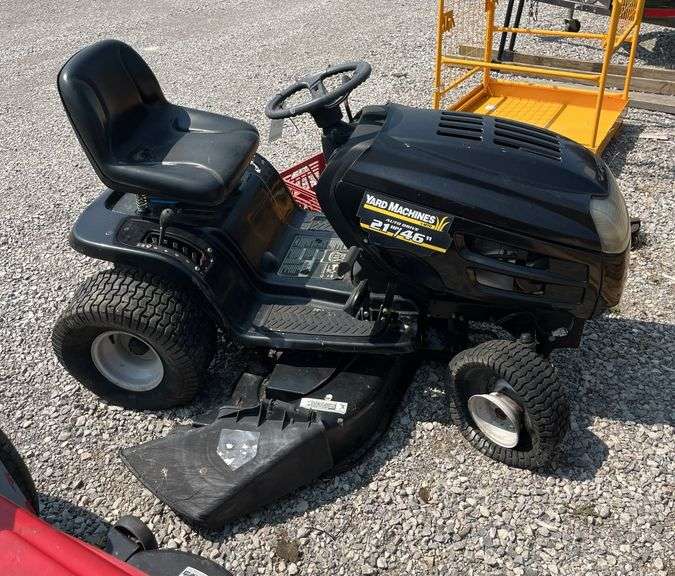 Yard Machines MTD 21 HP 46" cut auto drive lawn mower, runs great ...