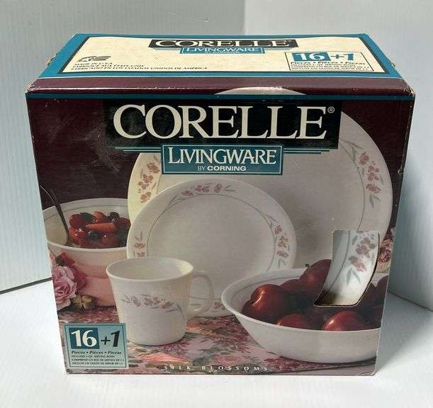 Corelle dish set, 16+1 pieces, dinner plates- 10 1/4"Dia, NIB ...