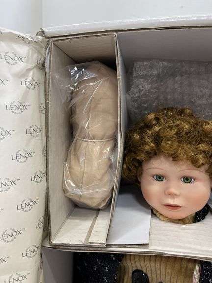 (2) Lenox Ellis Island dolls, German immigrant Eva, and Irish immigrant ...