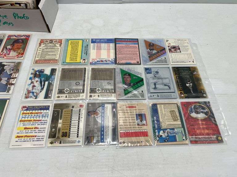 (150) Hall of Fame baseball cards, Griffin, Ryan, Ripken, good ...