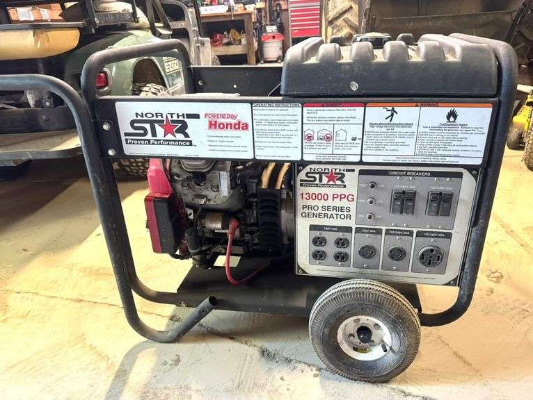 NorthStar 13000 PPG Pro Series Generator, S/N: 0508 3230, Rated 13,000W ...
