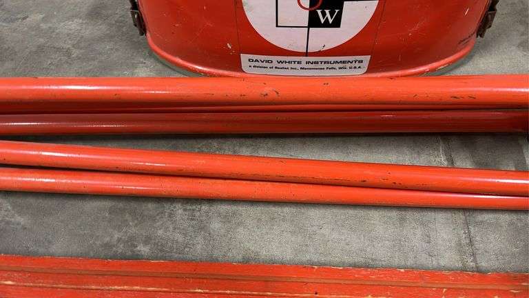 David White transit with tripod and leveling stick - Albrecht Auction ...