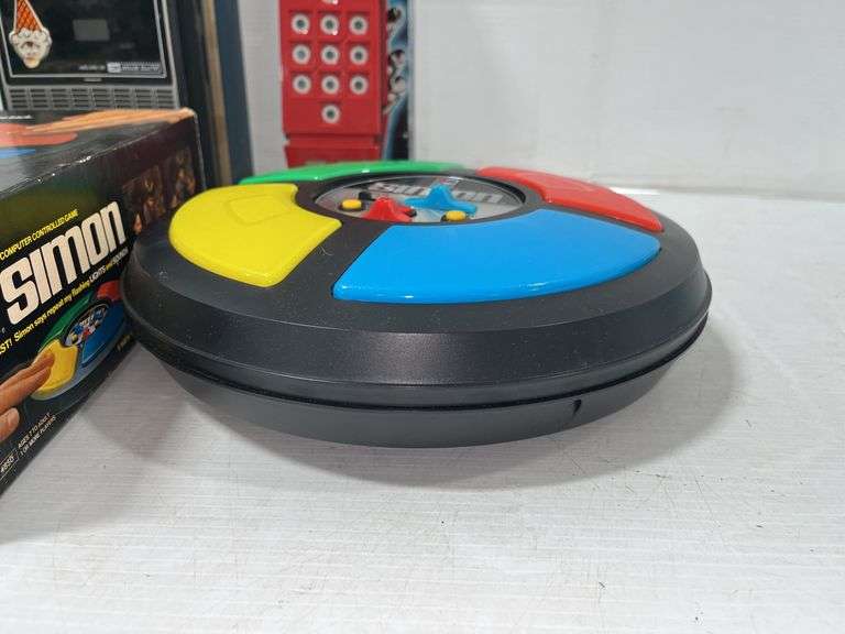 Various electronics, include: Panasonic cassette tape recorder, 12"H ...