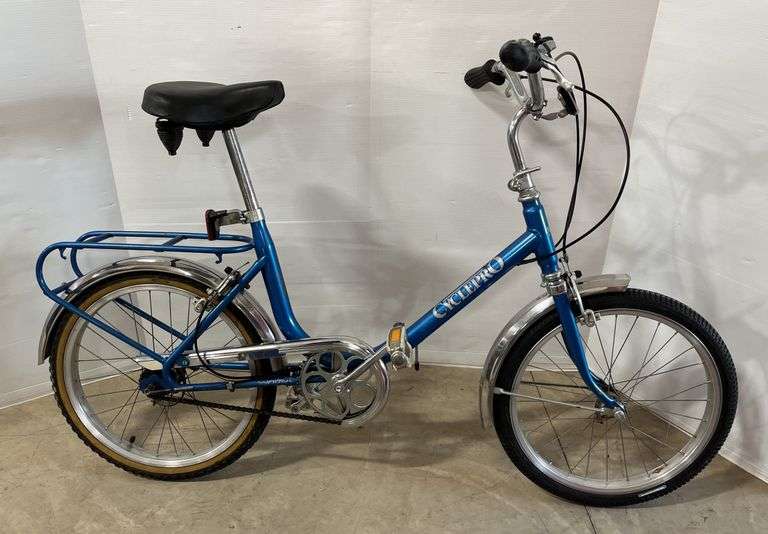 Cycle Pro 3-Speed fold up bicycle, made in England, messinger seat, 60 ...
