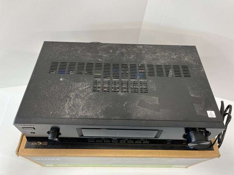 Sony 2-channel stereo/AM/FM receiver, STR-DH, 130-120V, 17 1/2"W x 9 3/ ...
