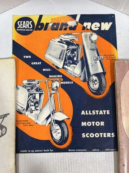 Cushman Trackster parts manual, scooter parts poster, Mitsubishi Model ...