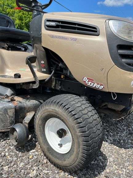 Craftsman DLS 3500 riding mower, Intek Plus 20 HP engine, runs, drives ...