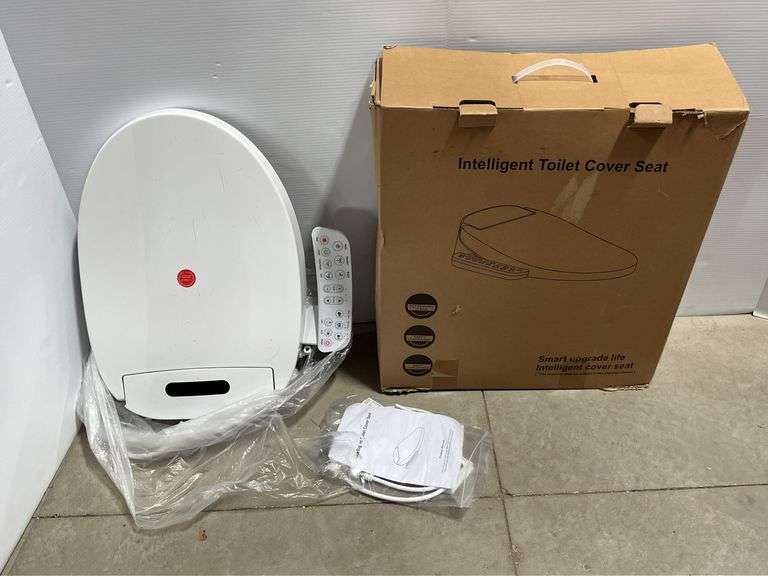 Intelligent toilet seat cover, box- 22"H - Albrecht Auction Service