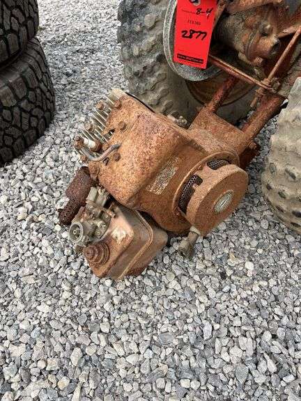 David Bradley two-wheel garden tractor, for parts, as is - Albrecht ...