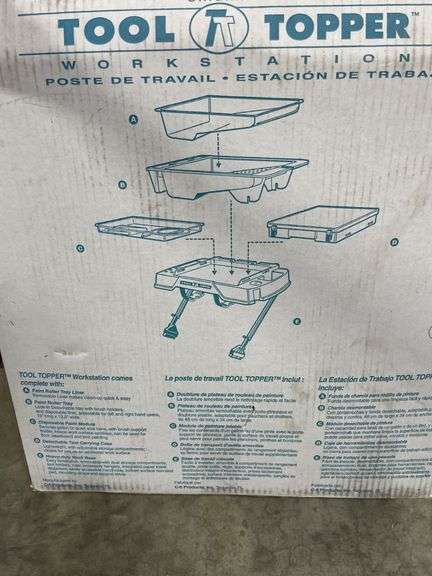 Tool Topper work station, used, great - Albrecht Auction Service