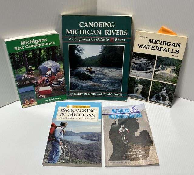 (5) Michigan Adventures, Camping, Sightseeing paperback books, includes ...