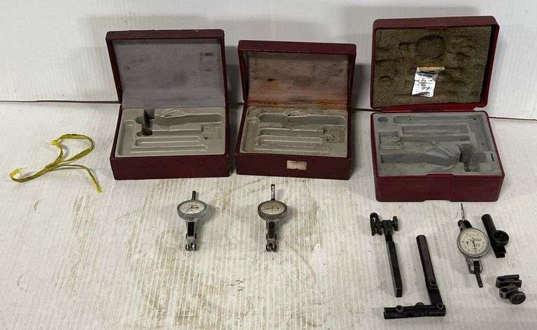 (3) Interapid horizontal dial test indicators, good - Albrecht Auction ...