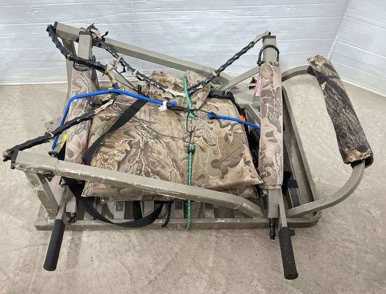 API Outdoors, climbing tree stand, complete, 24"W, used, good ...