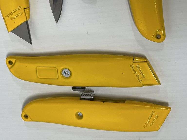 (6) Utility box knives, new - Albrecht Auction Service