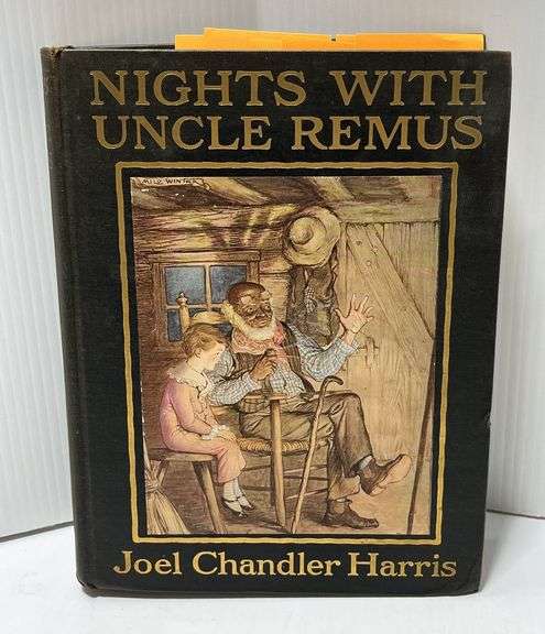 Antique 1917 "Night with Uncle Remus" hardcover children's book by Joel ...