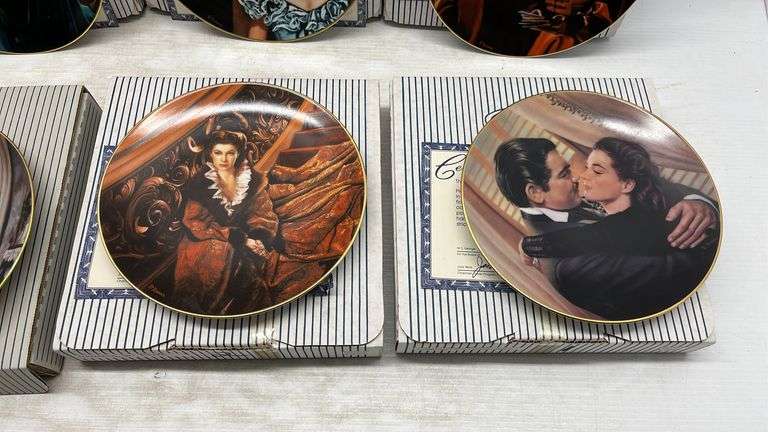 (8) Gone with the Wind plates by W.L. George, includes: 1- Marry Me ...