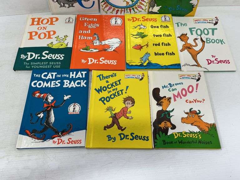 (10) Dr. Seuss Bright & Early beginner books with glossy hard covers ...