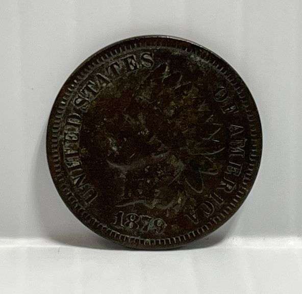 1879 Indian Head Penny, only 16 million minted - Albrecht Auction Service