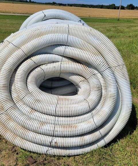This item Selling ABSOLUTE! ~~~ (5)-250' of 4" Drain Tile, Total 1250 ...