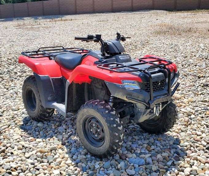 2014 Honda TRX420FM Rancher 4x4 Quad with Power Steering, (418 Miles ...
