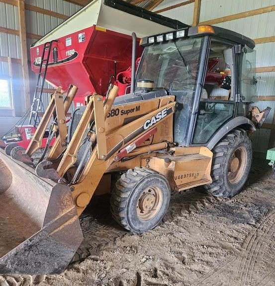 2003 Case 580 Super M Backhoe, (6048 Hours), FWA, Extendahoe, Good ...