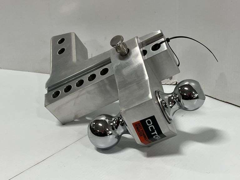 Heavy duty aluminum adjustable trailer drop hitch, 2" receiver, 8 ...