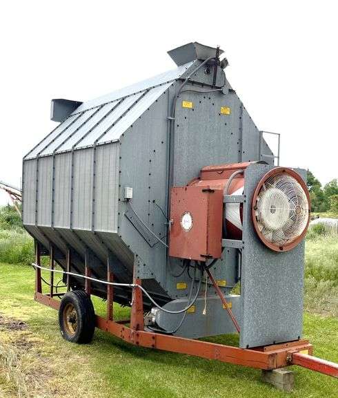 Farm Fans 190 Grain Dryer, (4650 Hours), Can Run Continuous Flow or ...