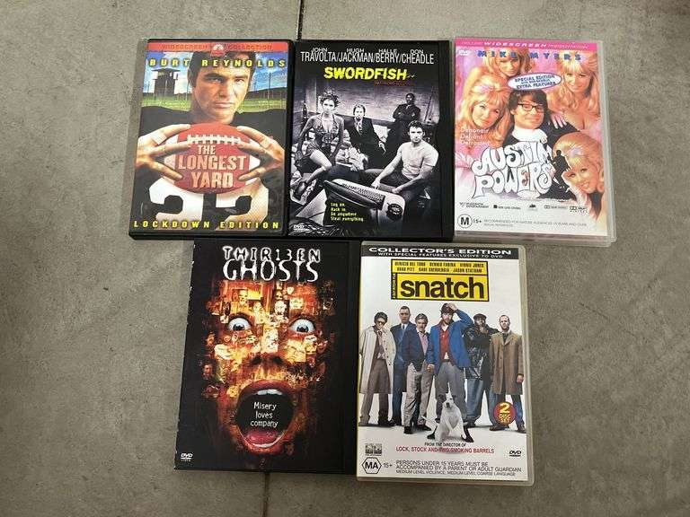 (72) DVD movies, genres include: Horror, action, adventure, and comedy ...