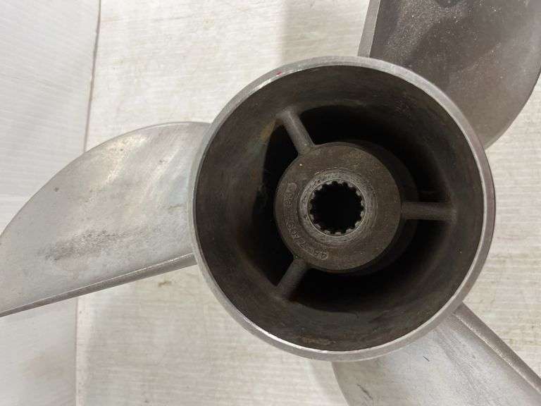 Boat motor propellor, stainless steel, 23-pitch, chopper prop, good ...