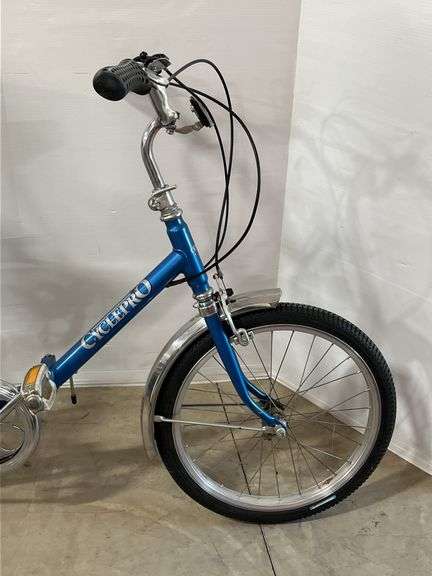Cycle Pro 3-Speed fold up bicycle, made in England, messinger seat, 60 ...