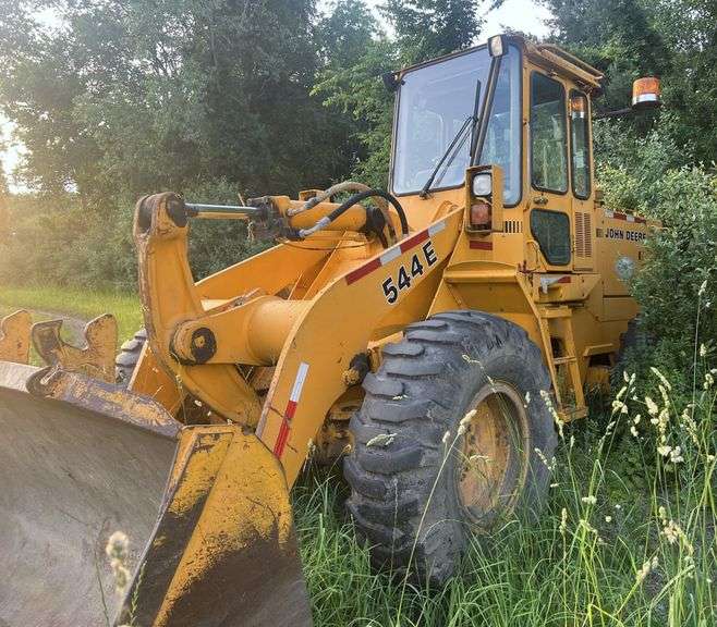 This item Selling ABSOLUTE! ~~~ 1989 John Deere 544E Payloader, S/N ...