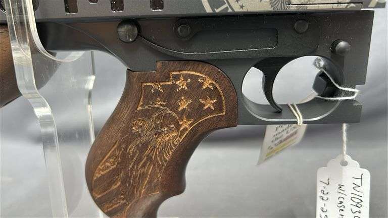 Auto Ordnance Thompson 1927A1 Semi-Auto Tommy Gun, .45 ACP with a 50 ...
