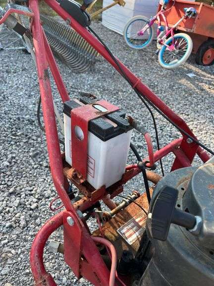Troy-Bilt Tuff Cut 22" high wheel brush mower, Briggs & Stratton engine ...