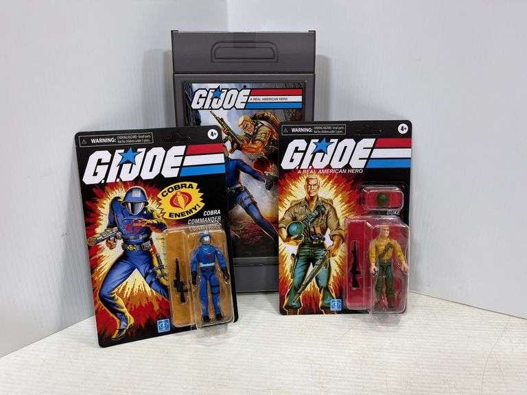 (5) GI Joe figures, 2-pack in boxes, all individually packaged, lower ...