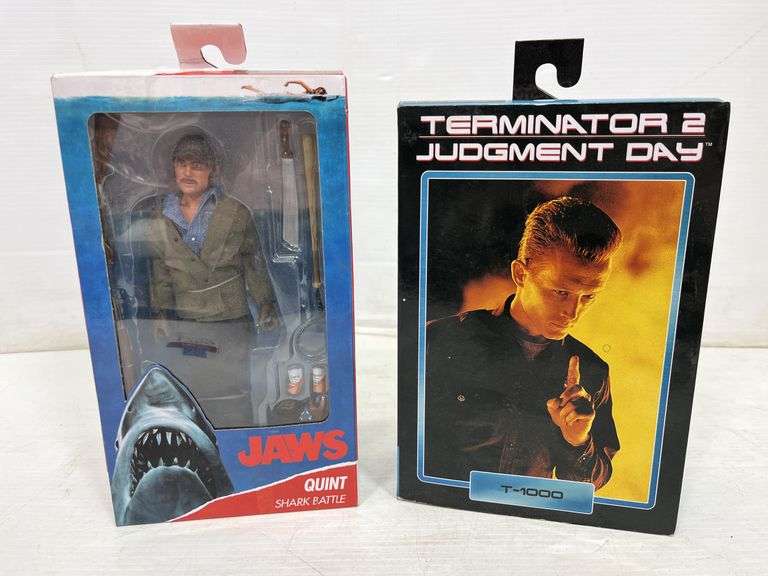 (2) Toys/movie figurines, includes: T-1000 from Terminator 2: Judgement ...