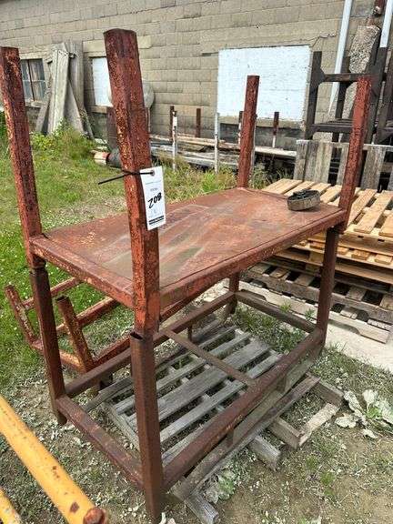Shop Cart (for repair or repurpose) and (2)-Stackable Top Racks for ...