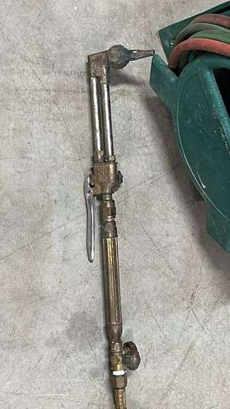 Mini acetylene tank, portable torch set, gauges, and hoses, 24"H, tanks ...