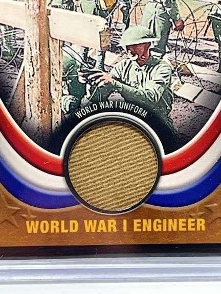 (2) 2009 Topps Heritage American Heroism Relic cards, includes: One ...