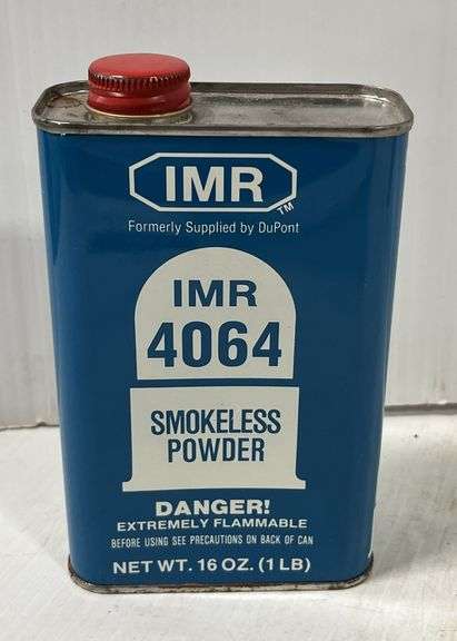 1 lb. IMR 4064 smokeless powder - Albrecht Auction Service
