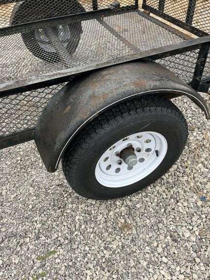 2005 TSC Assembled trailer on 13" tires with ramp, 5' x 8', like new ...