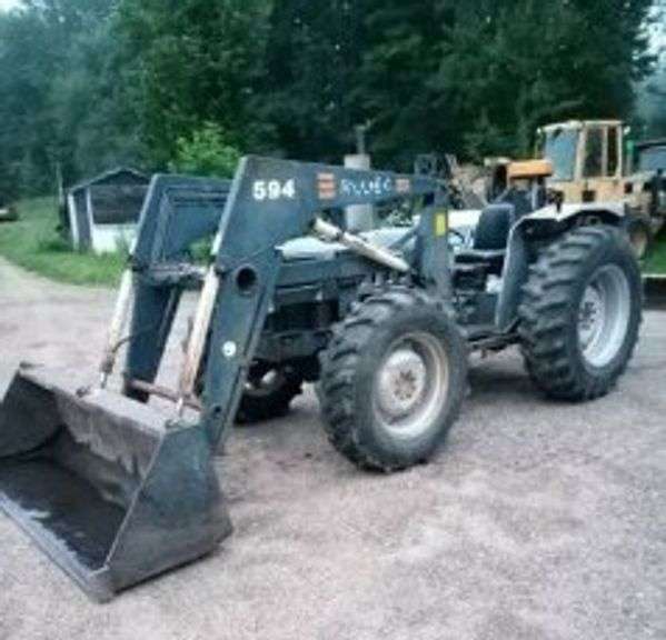 White 6065 4WD Loader Tractor, Good Running 70 hp Diesel Engine, (4212 ...