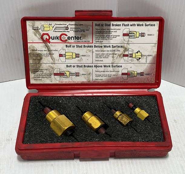 Quikcenter broken stud and bolt fix set, case- 7 1/2"W - Albrecht ...