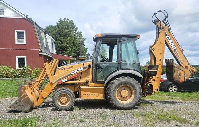 2003 Case 580 Super M Backhoe, (6048 Hours), FWA, Extendahoe, Good ...