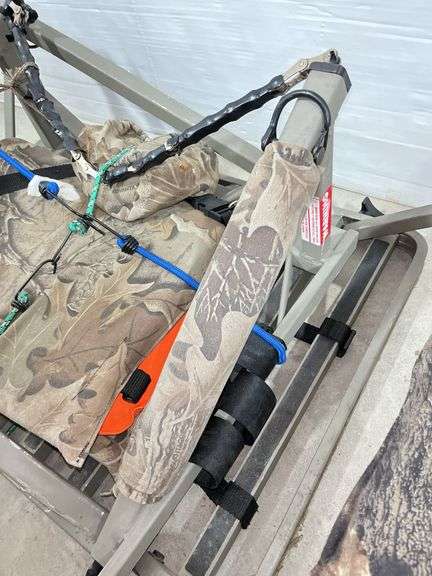 API Outdoors, climbing tree stand, complete, 24"W, used, good ...