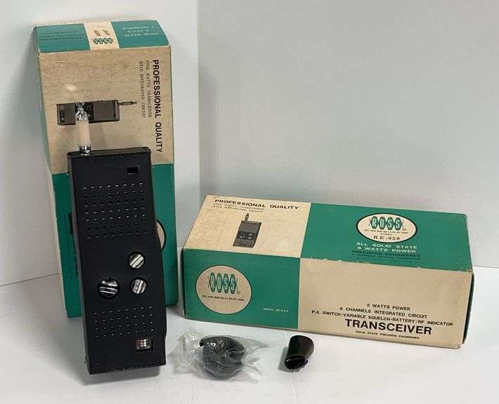 (2) Transceivers with original boxes, model RE-050, NOS, excellent ...