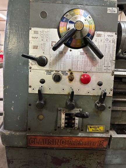 Clausing "Colchester" 13" Lathe with Accu-Rite Digital Read Out, 3 ...
